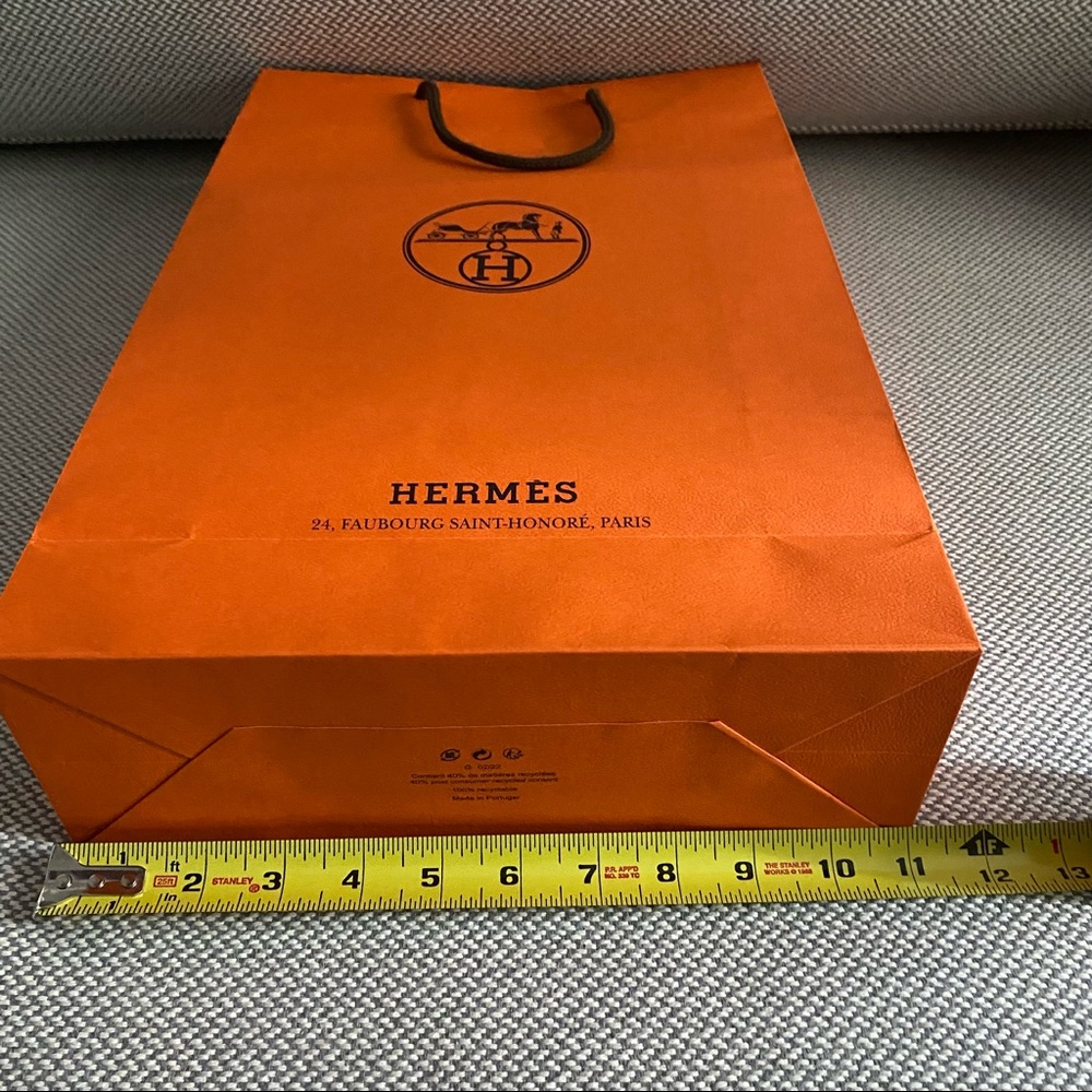 Authentic Hermes Box, Bag, & Ribbon - Gem
